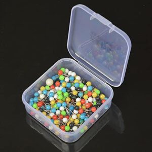 24 Pieces Small Clear Plastic Beads Storage Containers, Storage Box with Hinged Lid for Storing Crafts Jewelry Business Cards Hardware Beads and More