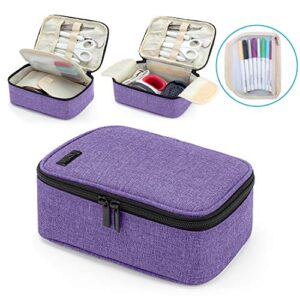 Luxja Carrying Case for Cricut Joy and Carrying Case Compatible with Cricut Easy Press Mini Bundle, Purple