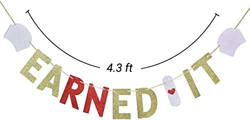 Earned It Banner, Nurse Graduation Banner , RN Graduate, Nursing School Grad