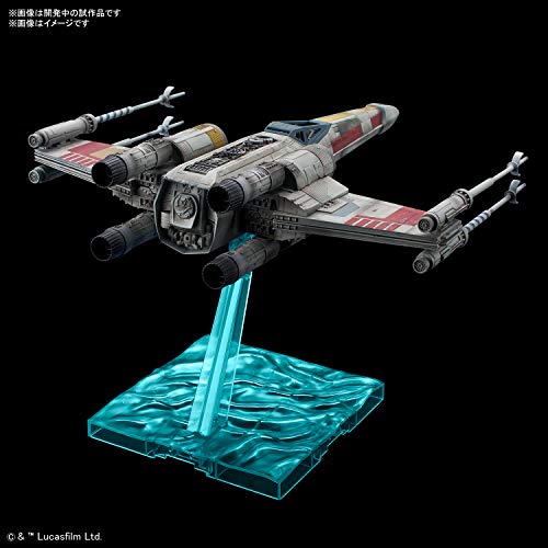 Bandai Hobby - Star Wars X-Wing Starfighter Red5 (Rise of SkywalkerVersion), Bandai Spirits Hobby Star Wars 1/72 Plastic Model