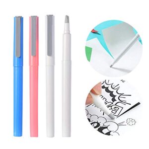 2PCS 5D DIY Diamond Painting Parchment Paper Cutter Ceramic Blade To Cut The Cover Perfectly Painting with Diamonds Tools Accessories (Blue＆Pink)