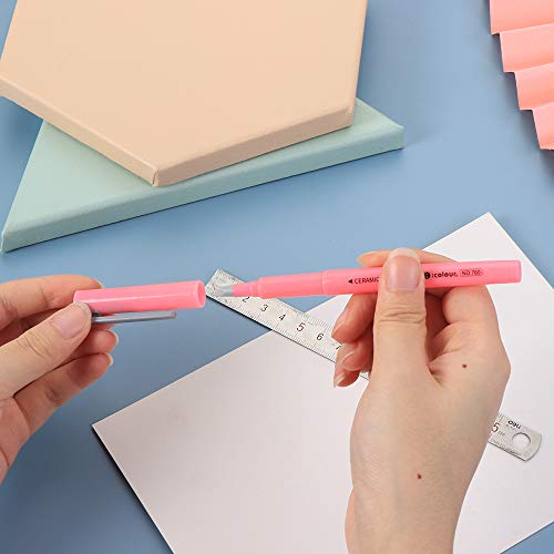 2PCS 5D DIY Diamond Painting Parchment Paper Cutter Ceramic Blade To Cut The Cover Perfectly Painting with Diamonds Tools Accessories (Blue＆Pink)