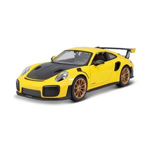 maisto 1:24 se 2018 porsche 911 gt2 rs – yellow/black