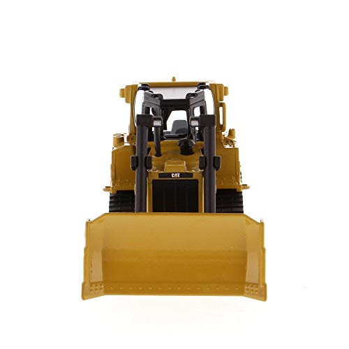 1:64 Scale Caterpillar D6R Track-Type Tractor - Construction Metal Series by Diecast Masters - 85691 - Poseable Giant Ripper and Free-Rolling, Segmented PVC Tracks - Diecast Metal with Plastic Parts