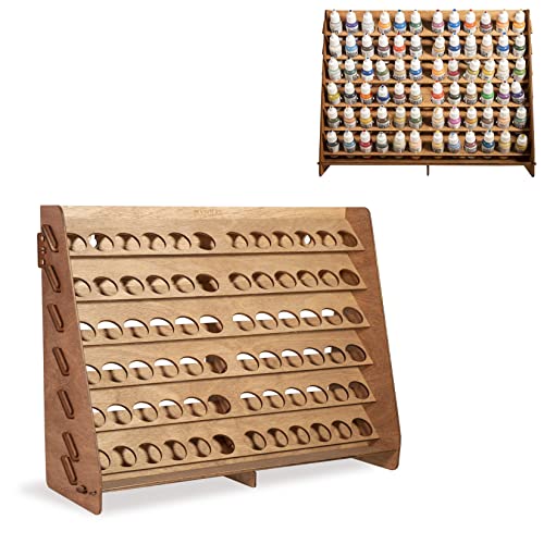 1 x Modular 74 holes + 1 x Wall Vallejo 72 holes Paint Rack Organizer