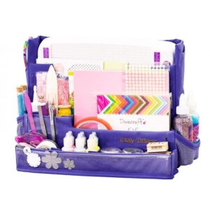 totally tiffany craft & carry workstation purple