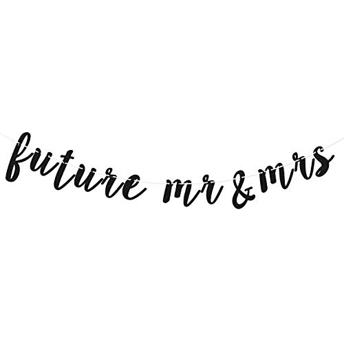 Future Mr & Mrs Banner Perfect for Bachelorette Wedding Engagement Bridal Shower Party Hanging Sign Photo Booth Props