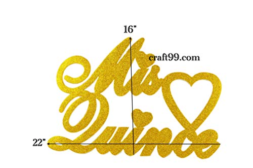 Glitter "Mis Quince Anos" Foam-Wall Hanging-Party Decorations (Gold, XL)