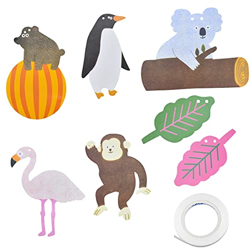 Woodland Creatures Banner 50FT Forest Animal Friends Garland Baby Shower Decor Birthday Party Supplies Decoration Wild Birthday Decorations Banner Garland with 34 PCS Animal and Characters Paper Cutouts