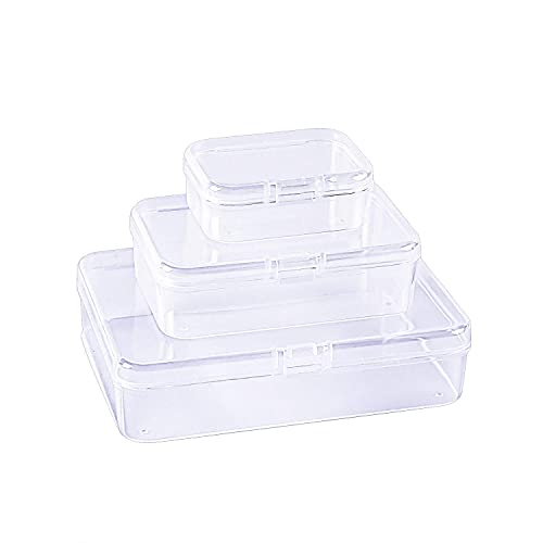 LJY Rectangular & Square Plastic Boxes Mixed Sizes