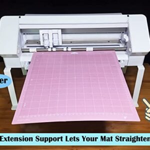 Extension Tray Compatible with Silhouette Cameo 4,Extender Tray Compatible with Silhouette Cameo 4 Cutting Mat,Cutting Mat Extender Support for Cameo 4 (White)