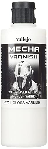 Vallejo Mecha Gloss Varnish 200ml Painting Accessories