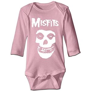 DOQOSESHY Cute Misfits Baby Climbing 0-24 Months Onesie Unisex Breathable Toddler Rompers