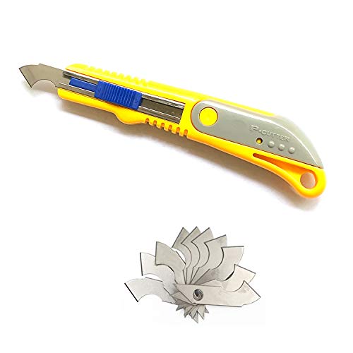 YouU 1 Acrylic Cutter and 10 Pcs Blade Set, Multi-Use Cutter with Cutting Blade（Upgraded version)