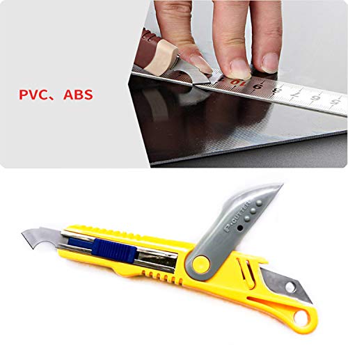 YouU 1 Acrylic Cutter and 10 Pcs Blade Set, Multi-Use Cutter with Cutting Blade（Upgraded version)