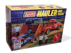 amt 1953 ford pickup modified stocker hauler gulf 1:25 scale model kit