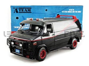 greenlight 1/18 hollywood the a-team 1983-87 tv series 1983 gmc vandura diecast model car #13521, multi