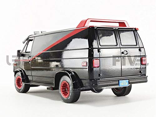 Greenlight 1/18 Hollywood The A-Team 1983-87 TV Series 1983 GMC Vandura Diecast Model Car #13521, Multi