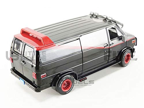 Greenlight 1/18 Hollywood The A-Team 1983-87 TV Series 1983 GMC Vandura Diecast Model Car #13521, Multi