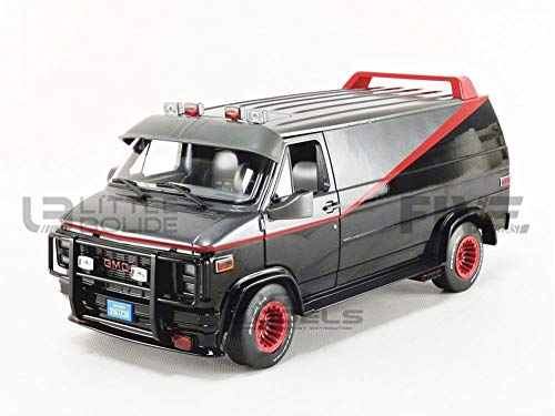 Greenlight 1/18 Hollywood The A-Team 1983-87 TV Series 1983 GMC Vandura Diecast Model Car #13521, Multi