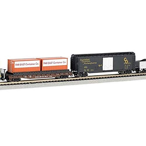 Bachmann Trains - Freightmaster Ready To Run 60 Piece Electric Train Set - N Scale