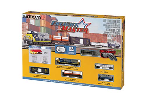 Bachmann Trains - Freightmaster Ready To Run 60 Piece Electric Train Set - N Scale