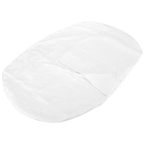 Newborn Lounger Cover,Organic Cotton Muslin Lounger Pillow Case for Babies (White)