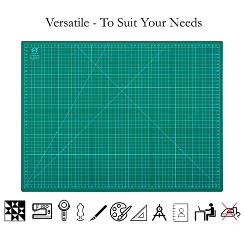 DAFA Professional 24" x 18" Self-Healing, Double-Sided Cutting Mat, Rotary Blade Compatible, (36x24), (24x18), (18x12), (12x9) Sizes, for Sewing, Quilting, Arts & Crafts