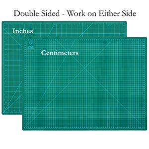 DAFA Professional 24" x 18" Self-Healing, Double-Sided Cutting Mat, Rotary Blade Compatible, (36x24), (24x18), (18x12), (12x9) Sizes, for Sewing, Quilting, Arts & Crafts