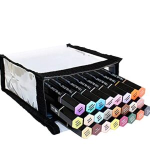 Totally-Tiffany EZ2O Sara Buddy Bag - Ideal for Storing Spectrum Noir Triblend Markers Storage - 2 Pack, 9 x 6 x 2 Inches