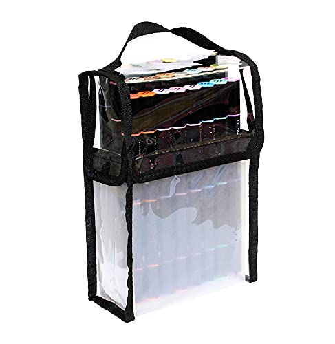 Totally-Tiffany EZ2O Sara Buddy Bag - Ideal for Storing Spectrum Noir Triblend Markers Storage - 2 Pack, 9 x 6 x 2 Inches