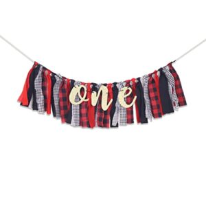 lumberjack high chair banner 1st birthday boy – lumberjack 1st/first birthday decorations,lumberjack 1st/first high chair banner,woodland bear banner,1st birthday lumberjack bnner