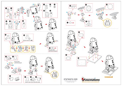 Fascinations Star Wars R2D2 Model Kit Metal Earth Fascinations