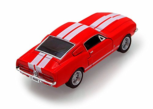 1967 Shelby GT500, Red - Kinsmart 5372D - 1/38 Scale Diecast Model Toy Car, but NO Box