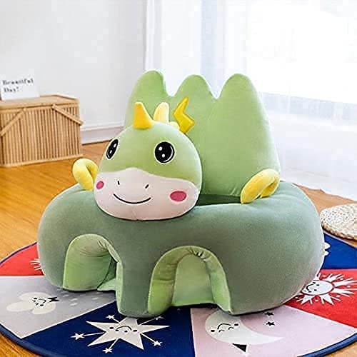 JIAOAO 1 Pcs Cute Baby Sofa Cover,Sofa Chair Baby,Baby Support Sofa Chair Baby Learning Seat Plush Shell Chairs for Babies.(No Filling)