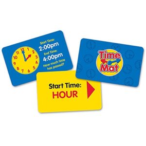 Learning Resources Time Activity Mat, Homeschool, Learning Clock, Classroom Activity, Ages 5+