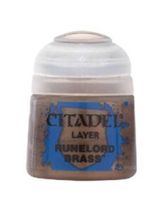 games workshop citadel pot de peinture – base runelord brass