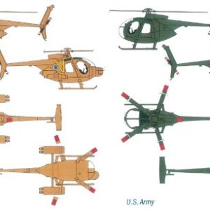 Italeri Models Ah-6 Night Fox Model Kit