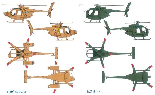 Italeri Models Ah-6 Night Fox Model Kit