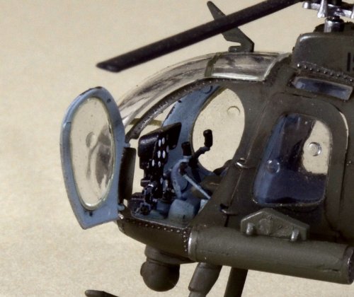 Italeri Models Ah-6 Night Fox Model Kit