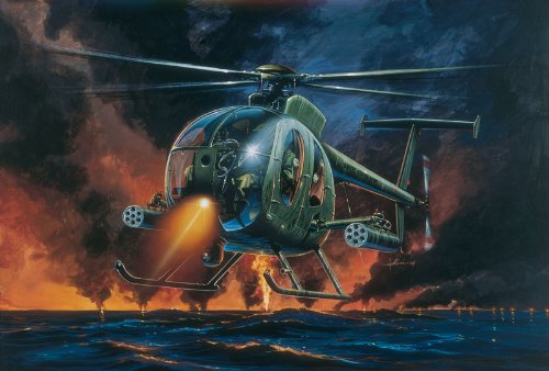 Italeri Models Ah-6 Night Fox Model Kit