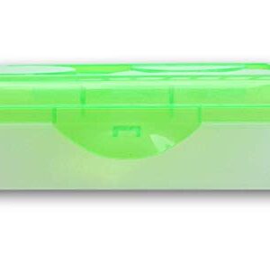 Sterilite Neon Green Pencil Case Box