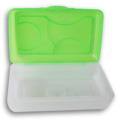 Sterilite Neon Green Pencil Case Box