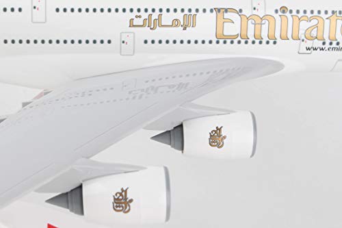 Daron Skymarks Emirates A380-800 Airplane Model Building Kit with Gear, 1/200-Scale