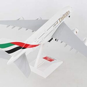 Daron Skymarks Emirates A380-800 Airplane Model Building Kit with Gear, 1/200-Scale