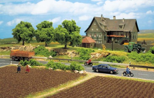 Busch 6022 Guard-Rail/Post Road Limits HO Scenery Scale Model Scenery