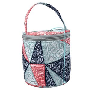 ljslyj yarn storage knitting needle storage bag knitting yarn bag crochet sewing needle basket weave storage organizer,style 3