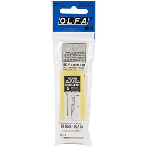 OLFA 9167US KB4-S/5 Precision Art Blade, 5-Pack