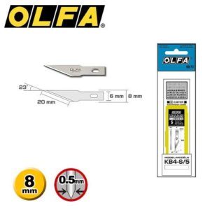 OLFA 9167US KB4-S/5 Precision Art Blade, 5-Pack