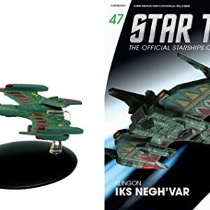 Eaglemoss Diecast Star Trek Klingon IKS Negh'var ST0047 & MAGAZINE #47 IN STOCK ,#G14E6GE4R-GE 4-TEW6W267486